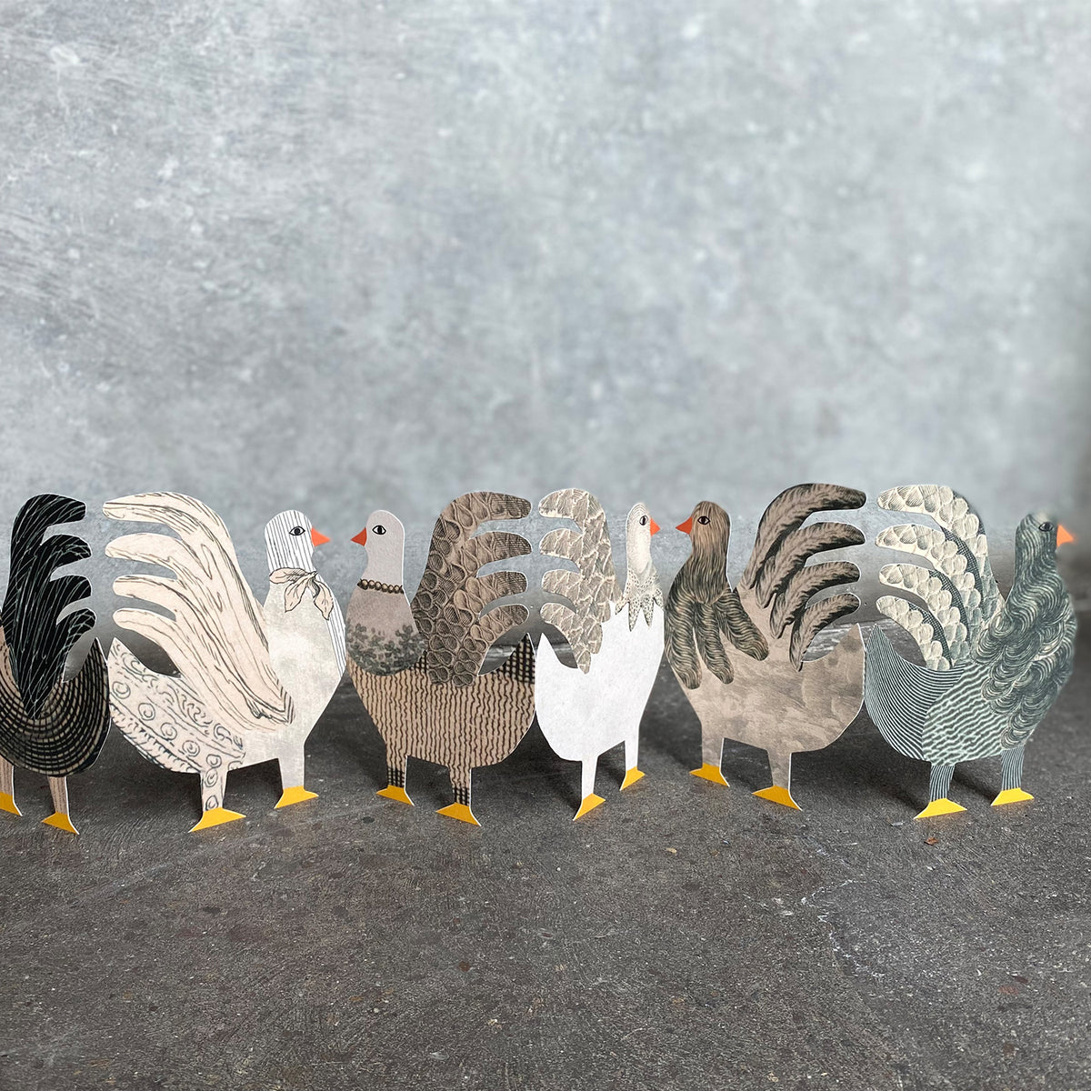 Chickens Concertina Card by Hadley Press – Shop Contemporary