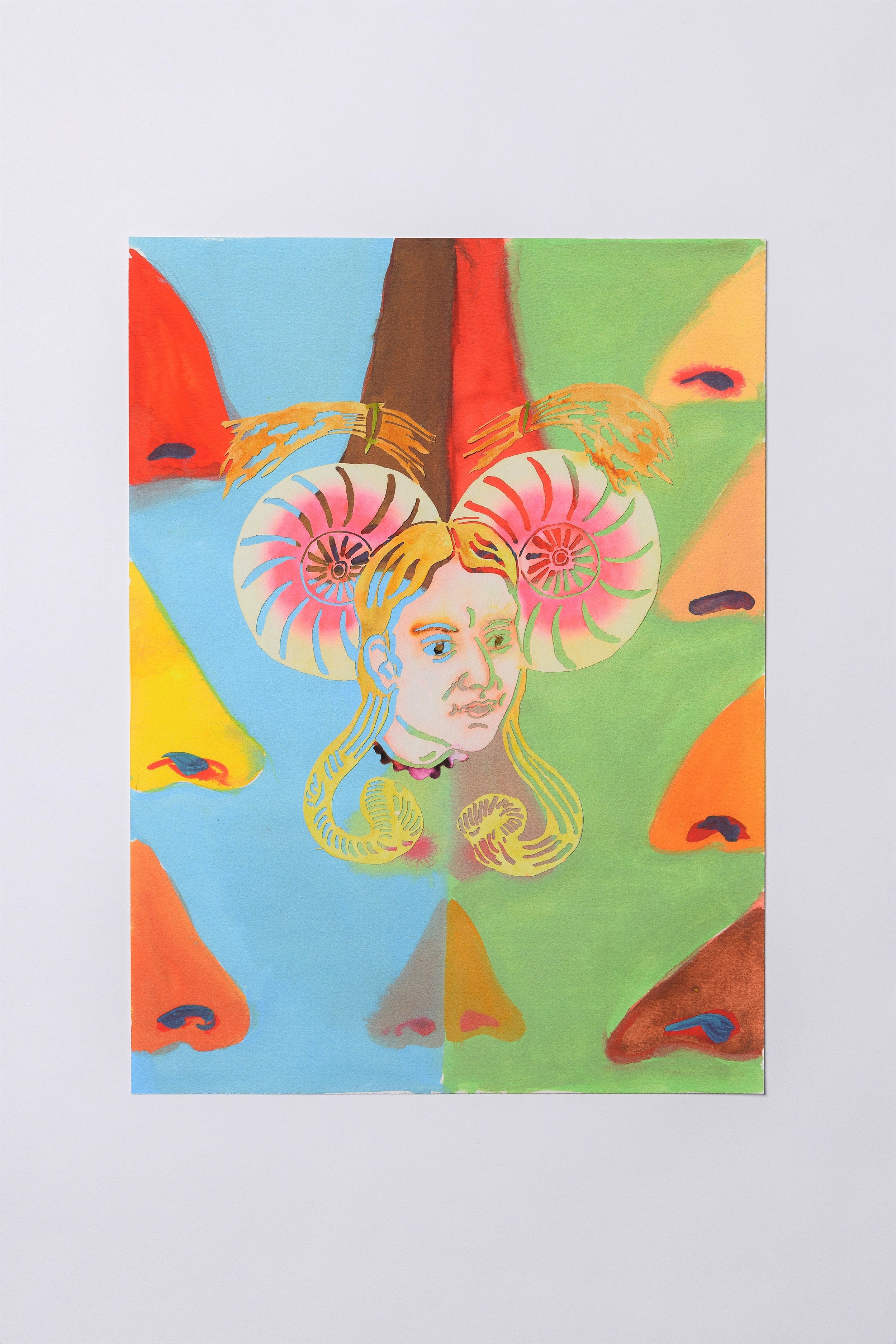 Allison Katz, Masking (Profile), 2021 – Shop Contemporary